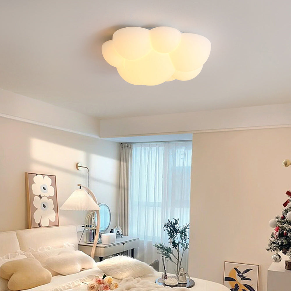 Homwarmy Flush Mount Ceiling Light Creative LED Cloud Shape Ceiling ...